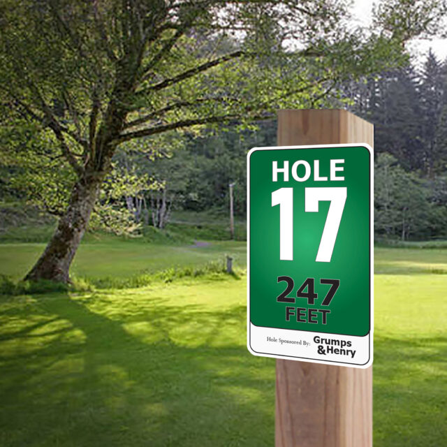 Custom Disc Golf Tee Signs | Course Maps
