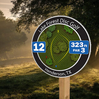 Custom Disc Golf Tee Signs | Course Maps