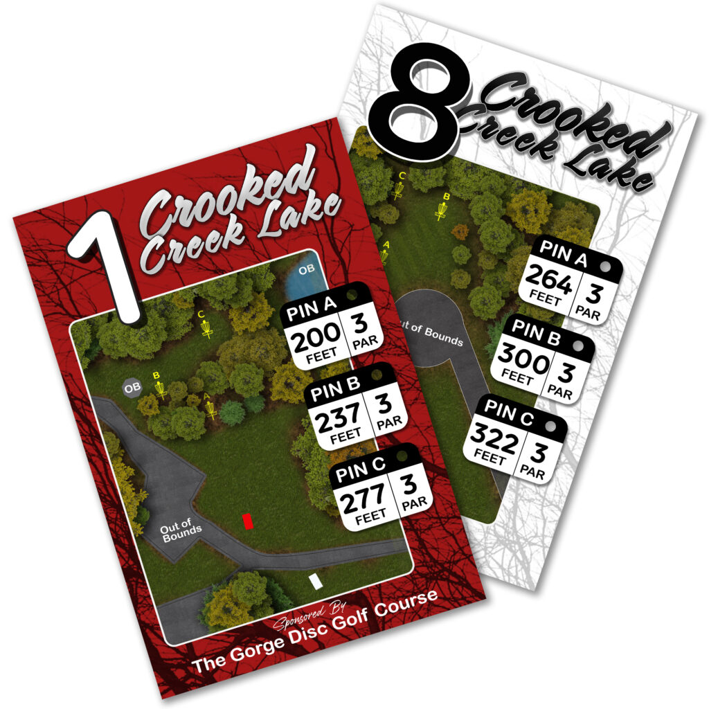 Disc Golf Tee Signs | Custom Disc Golf Tee Signs | Course Maps