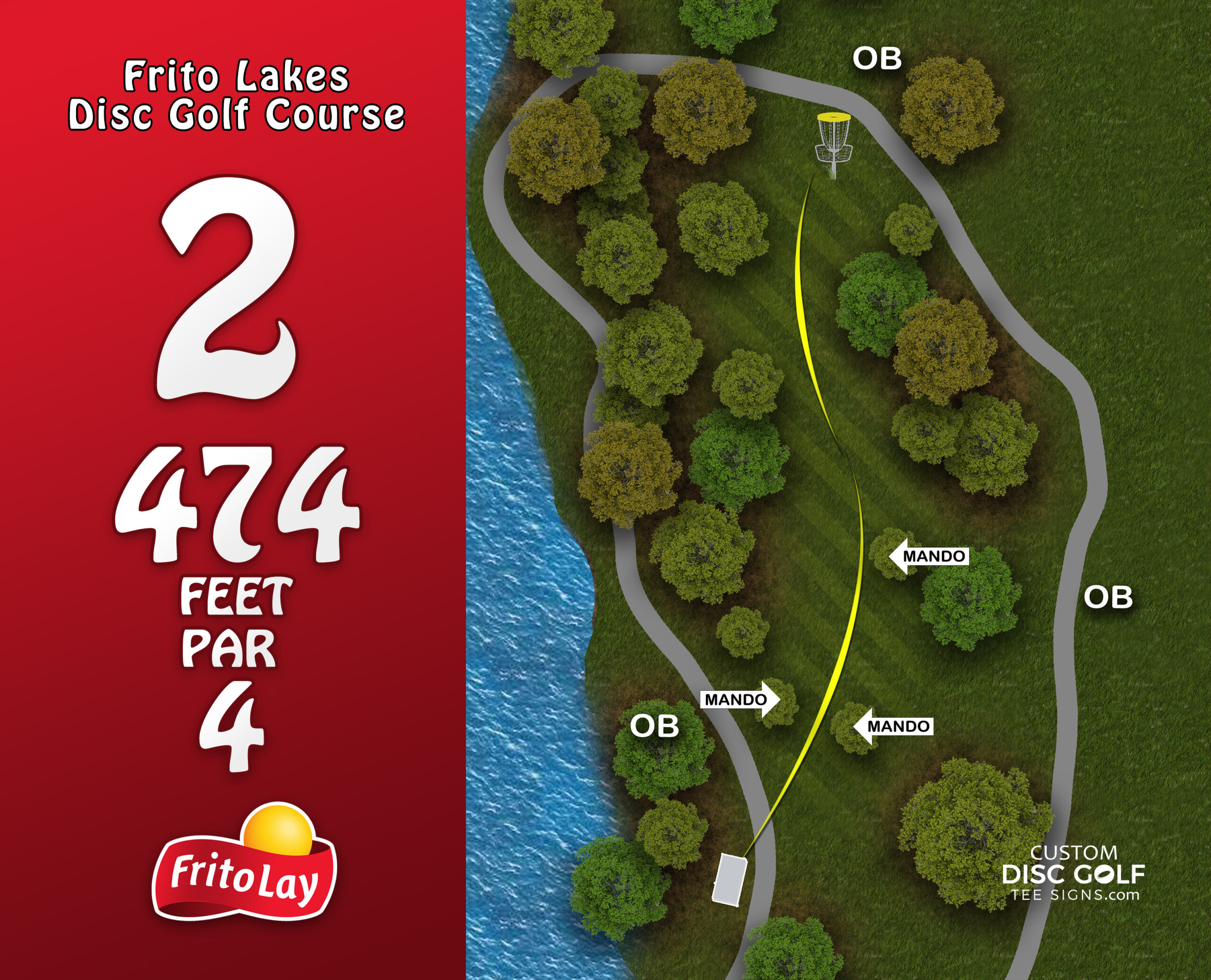 Custom Disc Golf Tee Signs | Course Maps